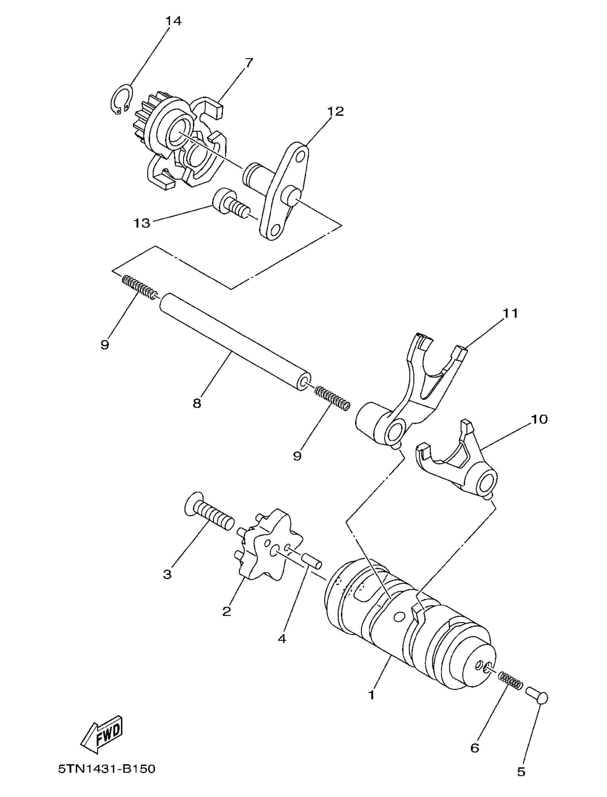 3S4 - Càng chuyển số